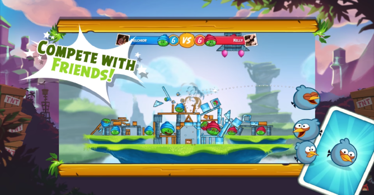 Angry Birds Facebook Messenger multiplayer available - jplaygame.com
